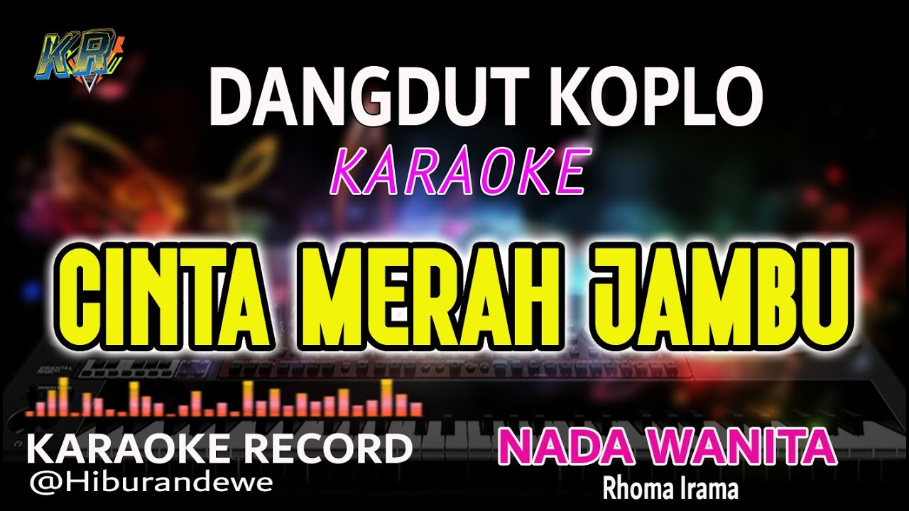 Cinta Merah Jambu - Karaoke (Nada Wanita) Lavenia || Dangdut Koplo Orgen Tunggal - YouTube