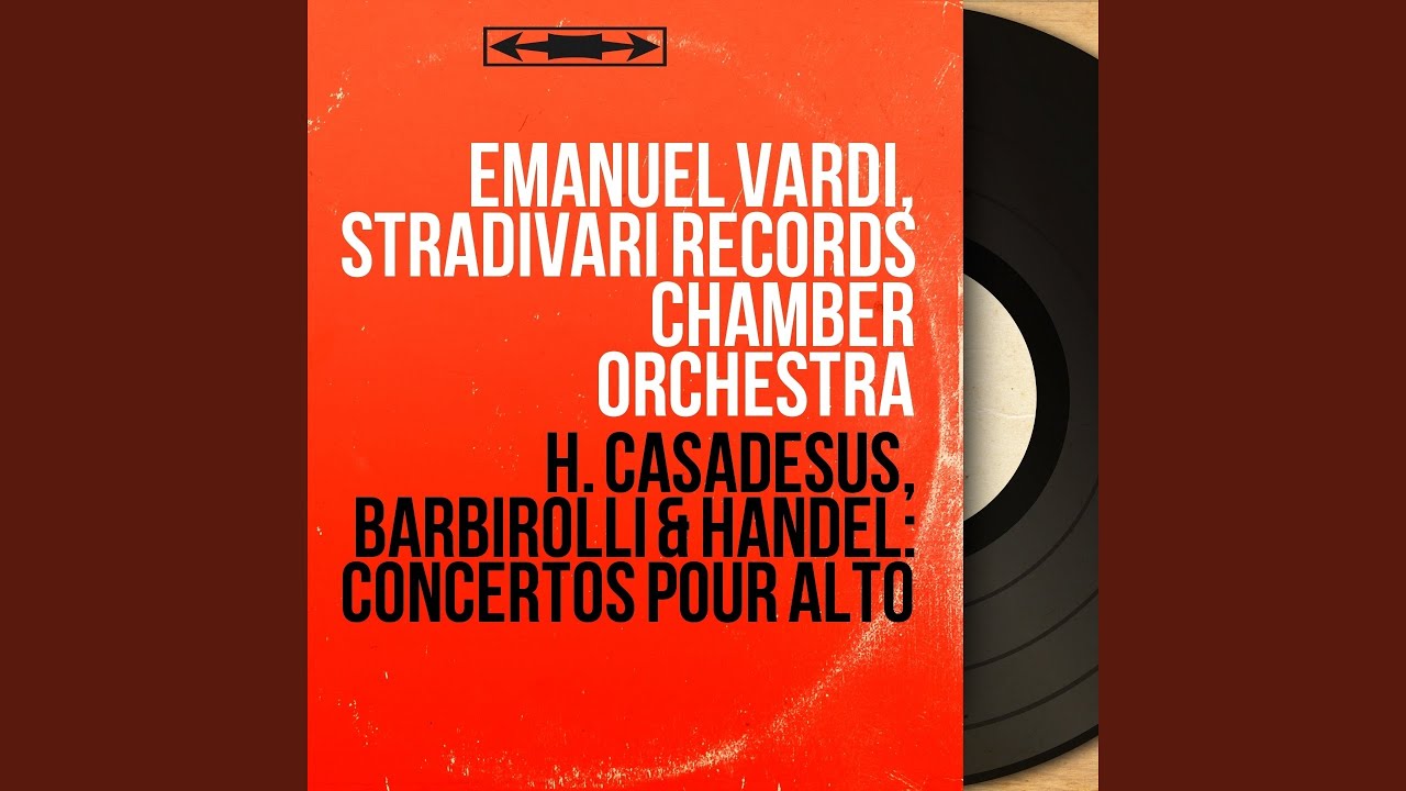 Viola Concerto in the Style of Handel in B Minor: I. Allegro moderato ...