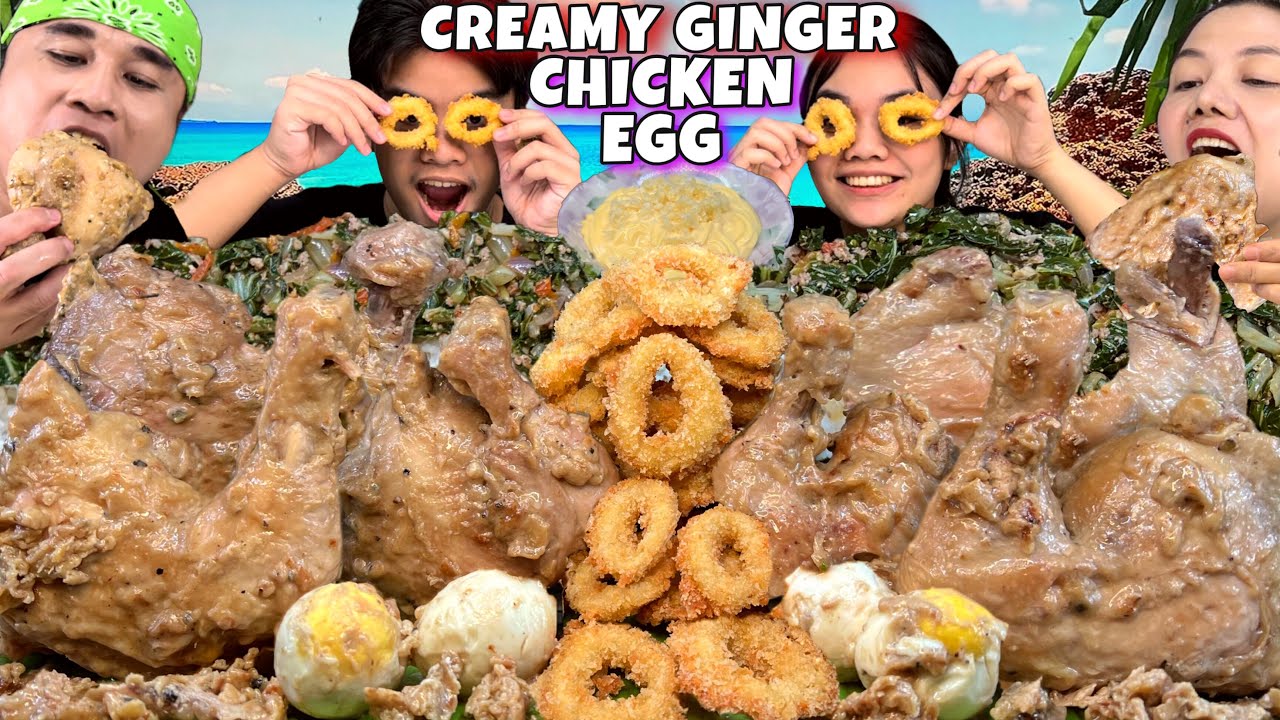 CREAMY GINGER CHICKEN and EGG, CRISPY CALAMARES, GINISANG PORK PECHAY ...