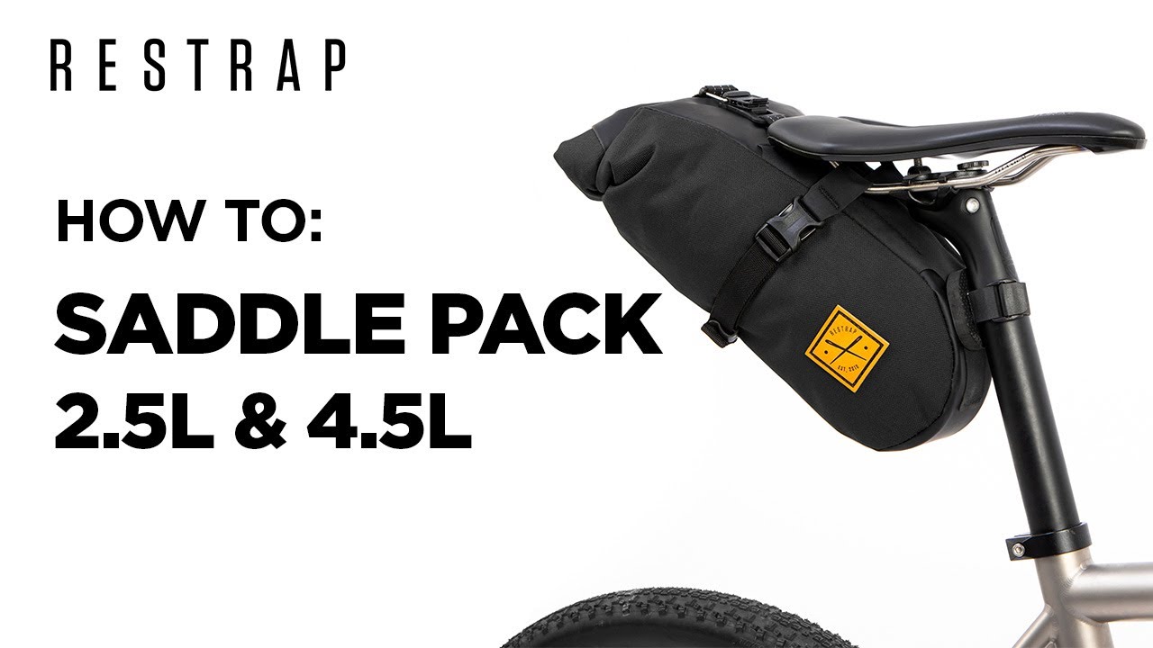 How to: Saddle Pack 2.5L & 4.5L - YouTube