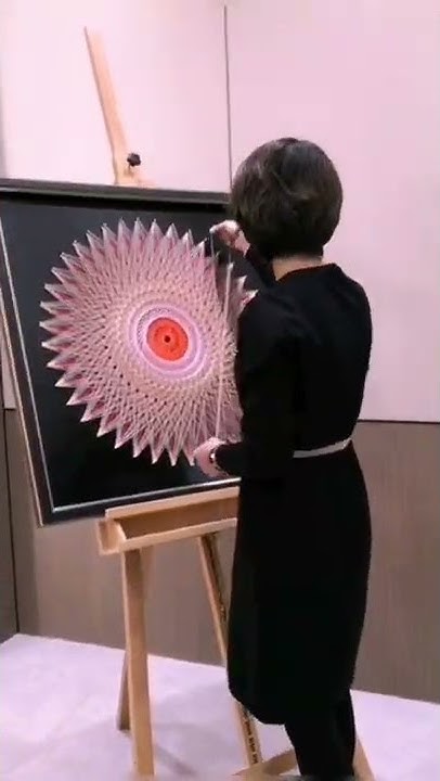 Amazing string art tutorial - YouTube
