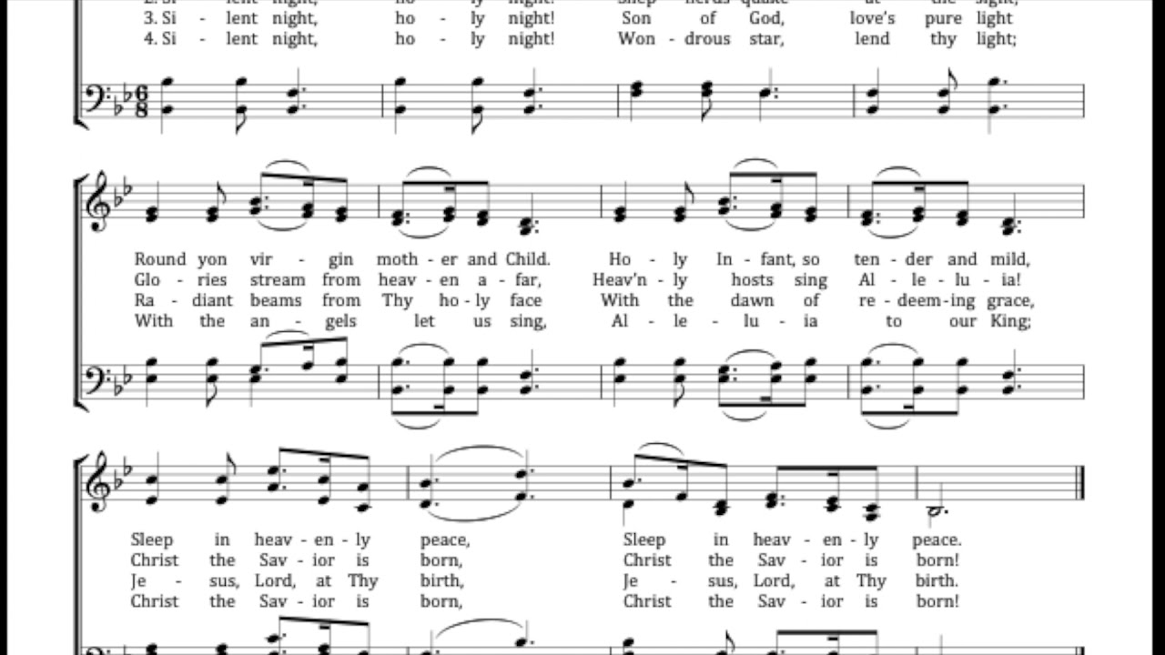 Silent Night, Helen Kreps, organist Clairetta Lee Bolyard pianist - YouTube