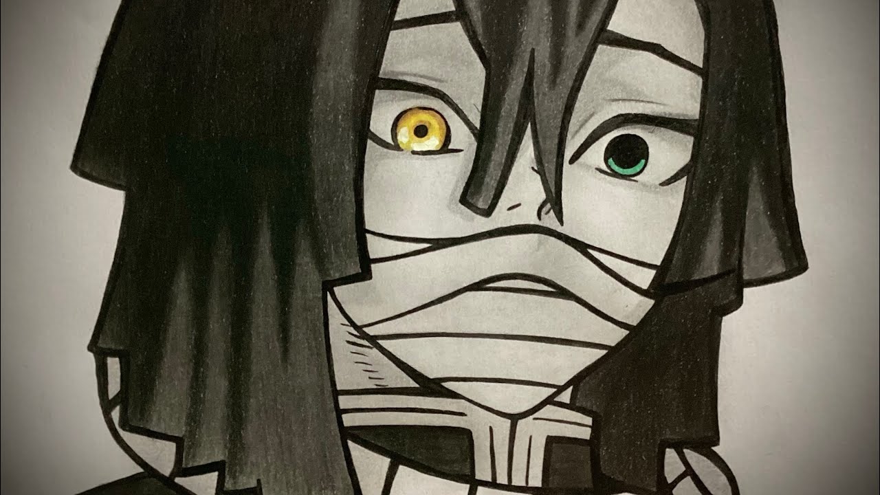 How to draw Obanai Iguro / Comment dessiner Obanai Iguro - YouTube