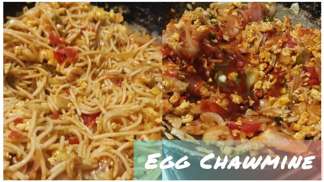 Must Try To Cook Homemade Style Egg Chawmine Recipe 🥚🍝🍽 || Quick,Simple ...