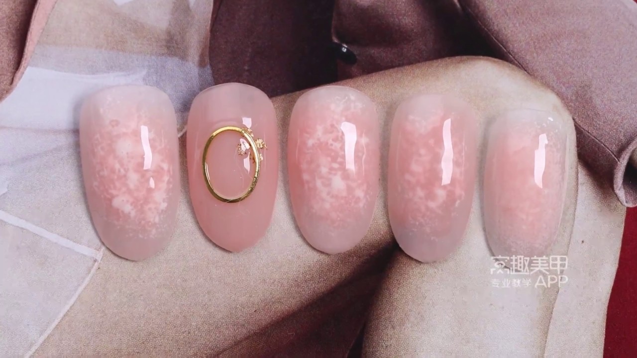 【Watch Nail Teach Me-501st phase】Transparent Cheek Colored Mottled ...