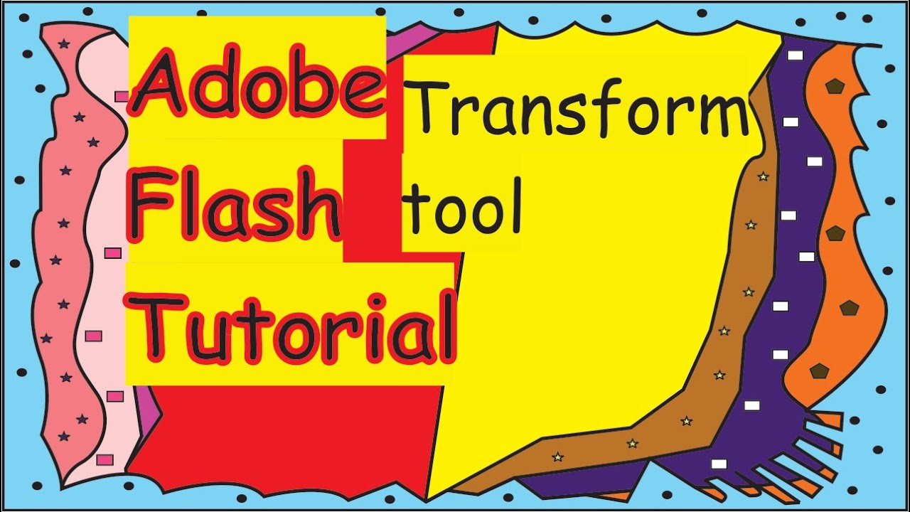 Transform tool in adobe flash - YouTube