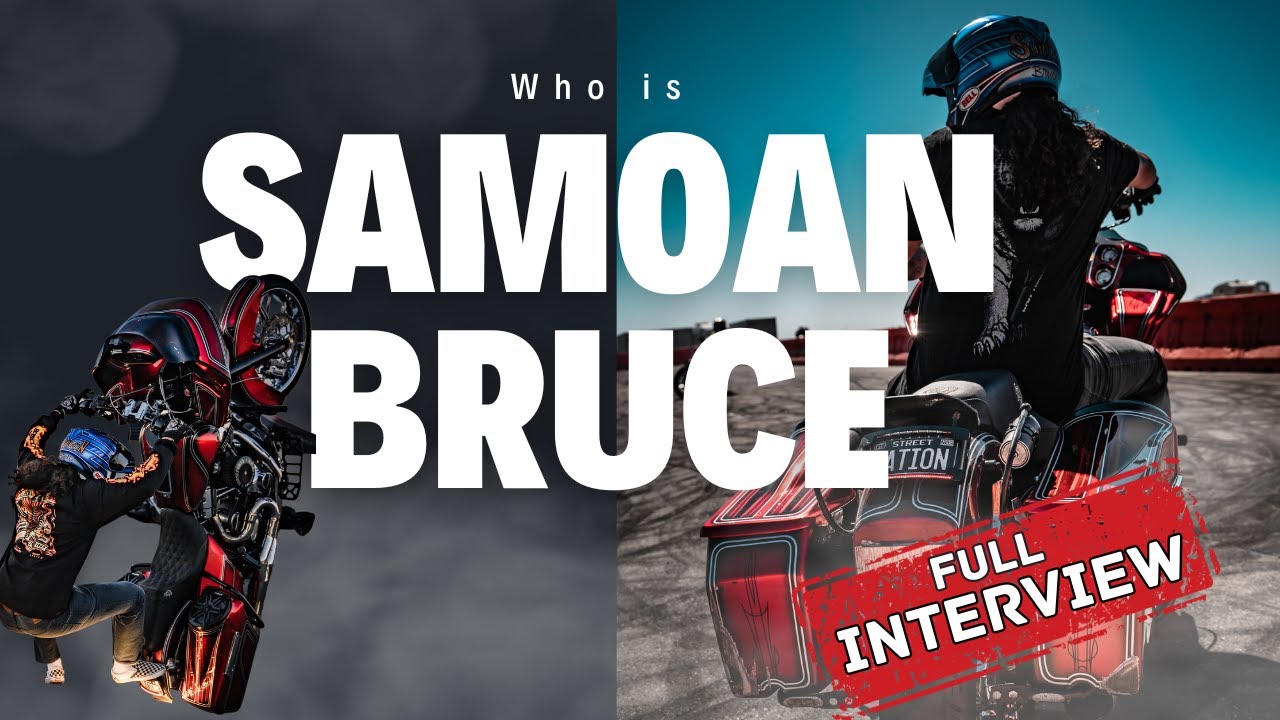 Who is Samoan Bruce? Interview with Pro Harley Stunt Rider - YouTube