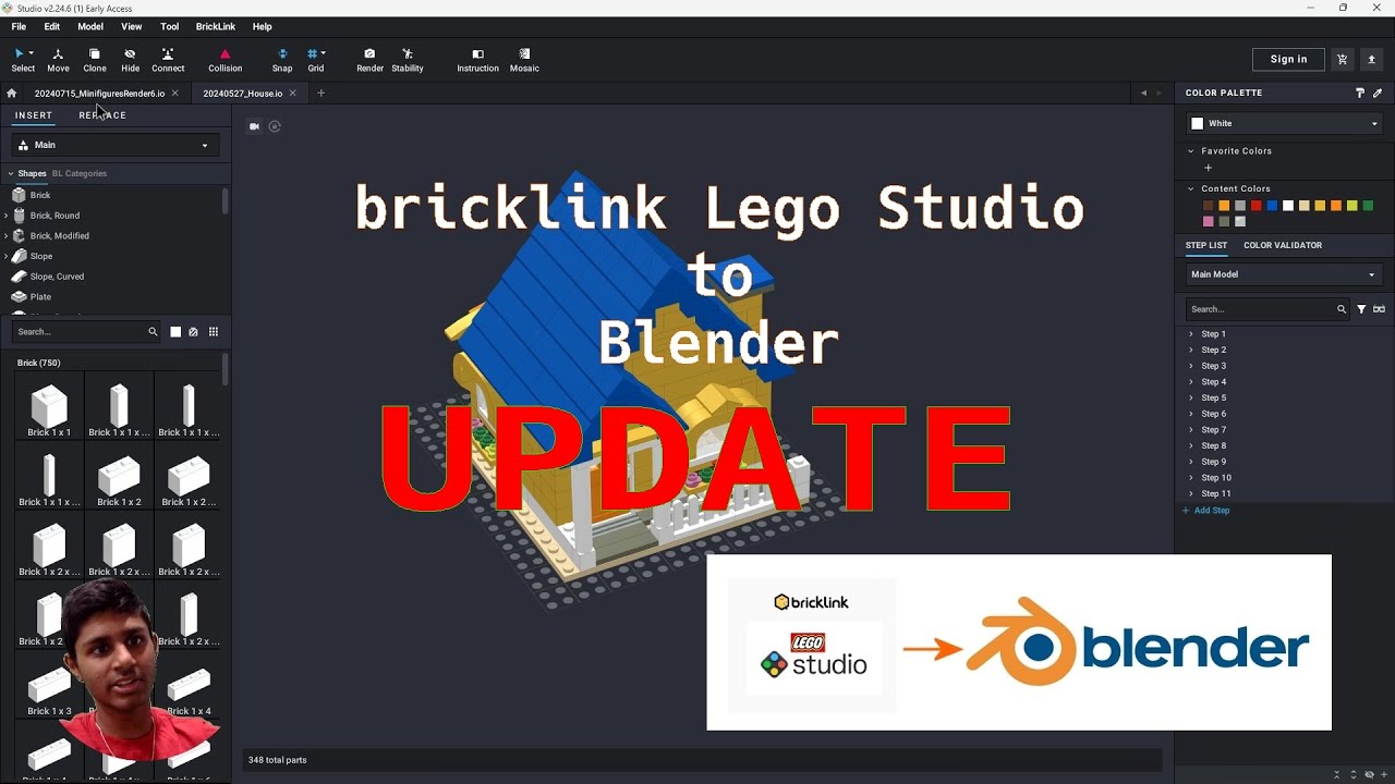 bricklink Lego Studio to Blender 20240816 UPDATE - YouTube