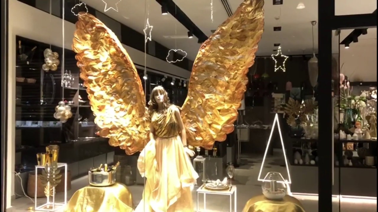 Handmade Angel Wings _ Bulles, Display Windows 2020 - YouTube