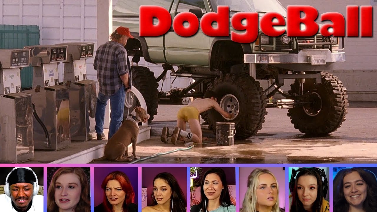 Reactors Reacting to the AVERAGE JOE'S CAR WASH | Dodgeball: A True ...