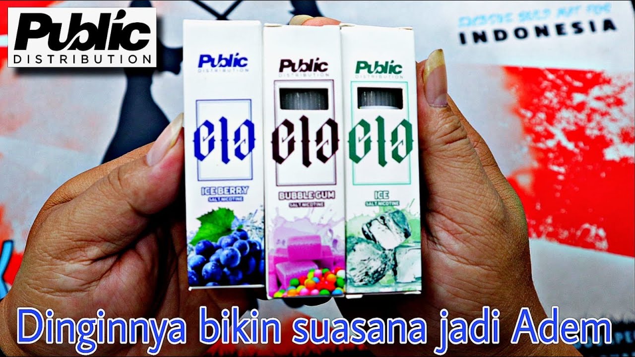 ELO Salt Nicotine Liquid by.Public Distribution - YouTube