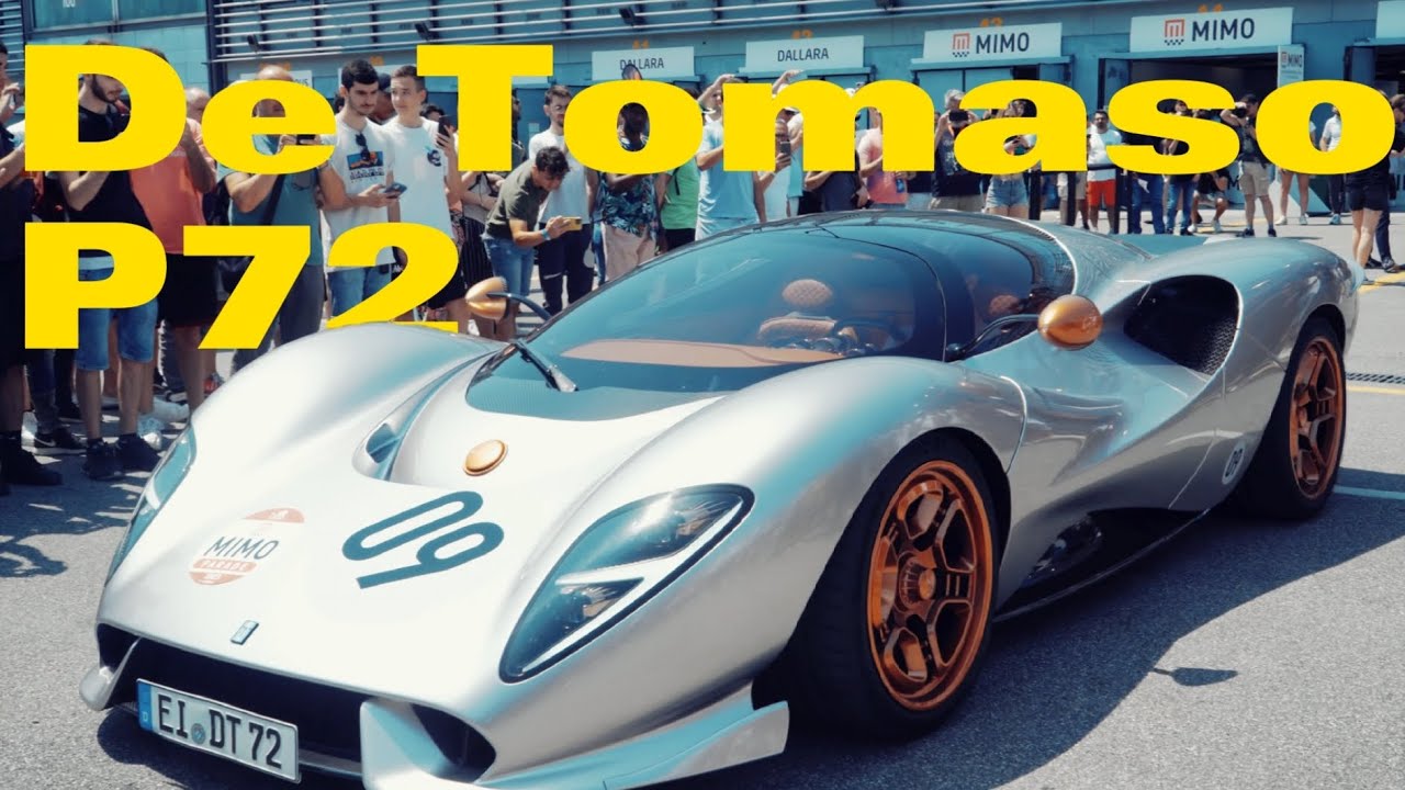 De Tomaso P72 at Monza | Cinematic video - YouTube