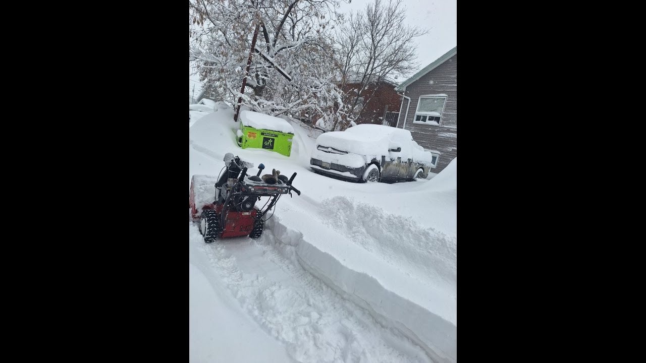 Snow Removal Time Lapse | 30-40cm Snow Fall | Timmins, Ontario Canada ...