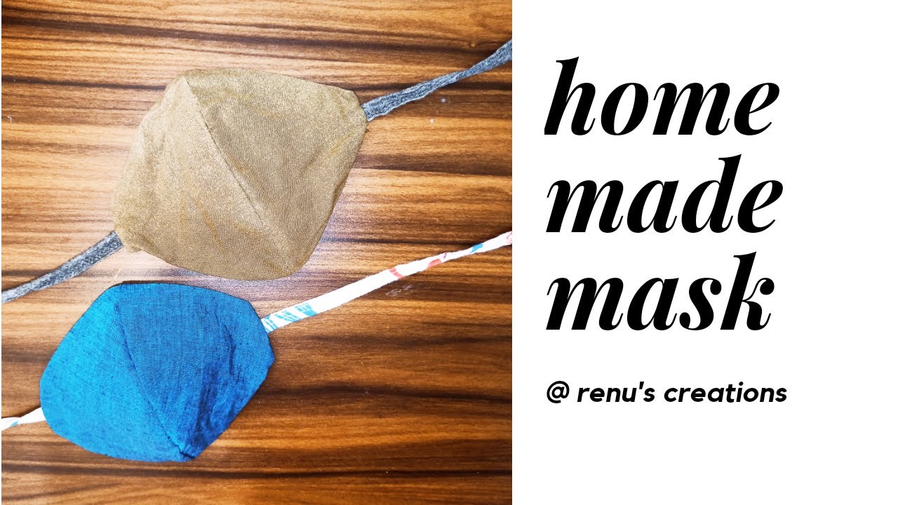 Hand made face mask without any machine | how to make a face mask ...