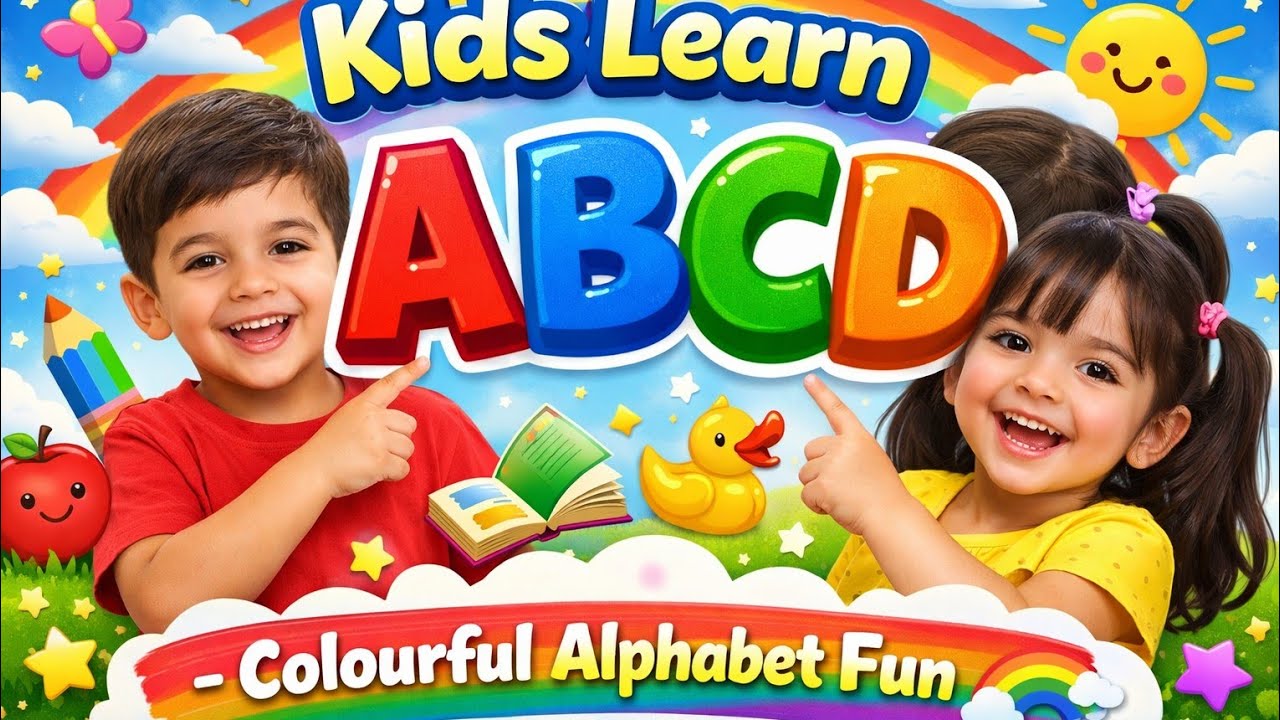 "ABCD for Kids | Easy Alphabet Learning Video" - YouTube