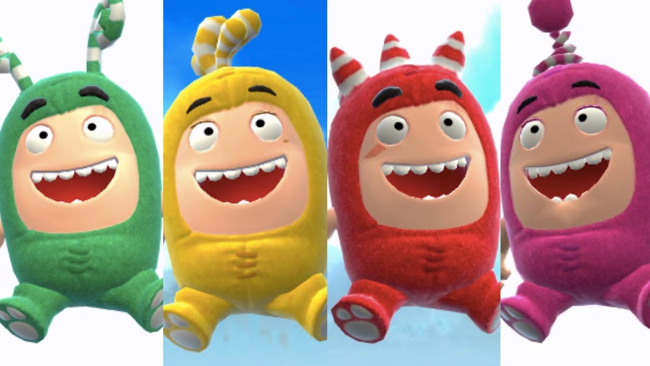 Oddbods Turbo Run - Zee, Bubbles, Fuse and Newt - YouTube