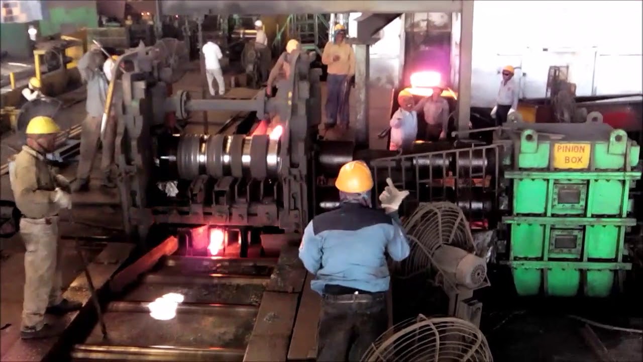HOT ROLLING PROCESS @ STAR WIRE INDIA LTD - YouTube