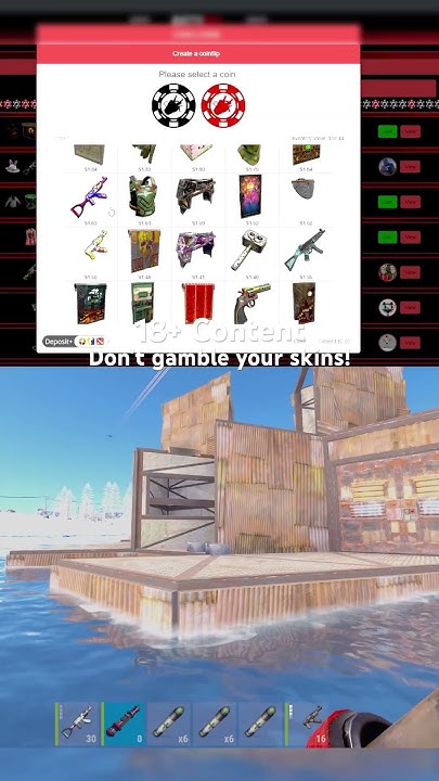 DONT GAMBLE YOUR RUST SKINS #rust #rustcontent #rustislife #rustconsole #rustpc - YouTube