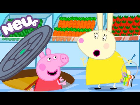 Peppa-Wutz-Geschichten 🤫 Der geheime Tunnel 🔒 Videos für Kinder