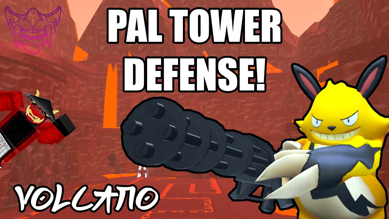 BEATING VOLCANO MAP | Pal Tower Defense Roblox - YouTube
