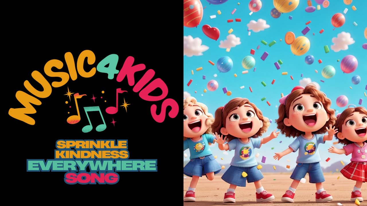 Sprinkle Kindness Everywhere 🌟 | Fun Kids Animated 🌟 Song About Sharing ...