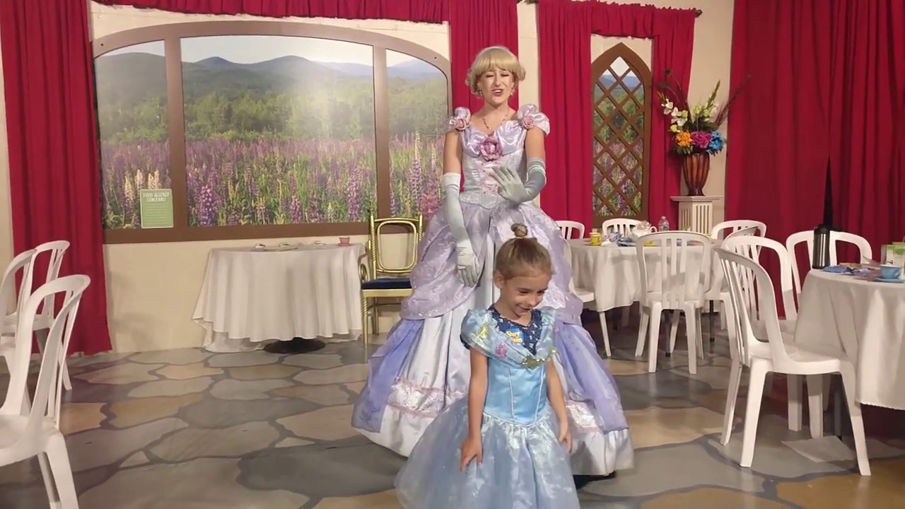CINDERELLA PRINCESS TEA TIME AND STORYTIME AT STORYLAND!! - YouTube