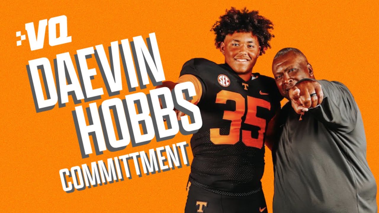 ⭐️⭐️⭐️⭐️⭐️ Daevin Hobbs details his commitment to Tennessee Football ...