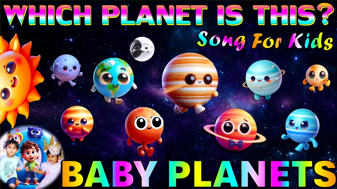 Planets Song for Kids | Solar System Song for Kids | 8 Planet Names in ...