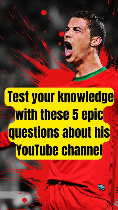 Cristiano Ronaldo's YouTube Quiz | Only True Fans Can Score 5/5! ⚽🔥 #shorts #short #ronaldo ...