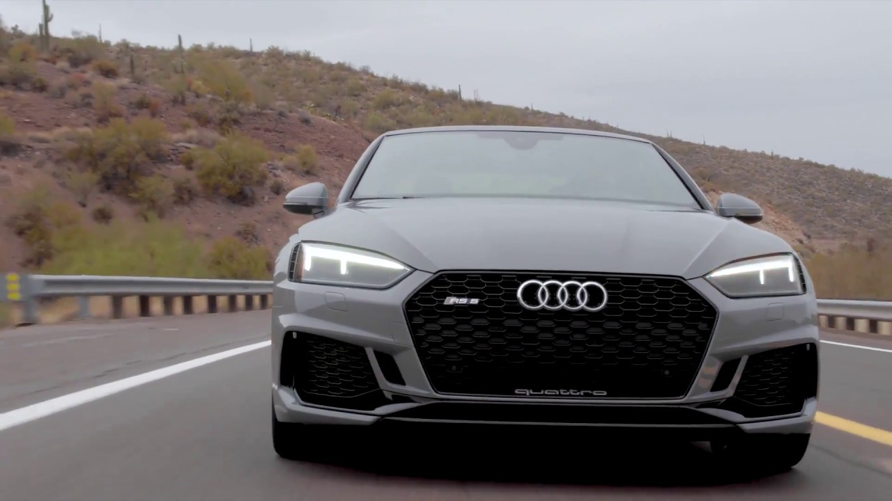 2018 Audi RS 5 Coupe in Grey Driving Video - YouTube