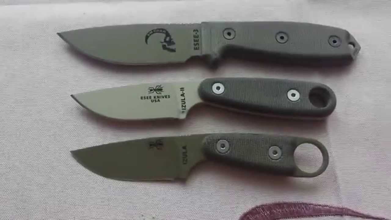 Esee Izula and Izula II comparison - YouTube