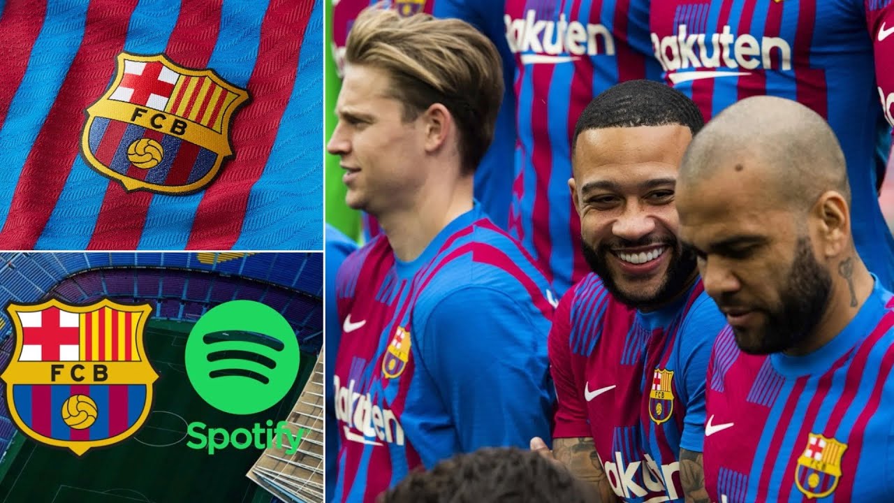 Barcelona announce HUGE Spotify sponsorship deal | New Home Kit ...
