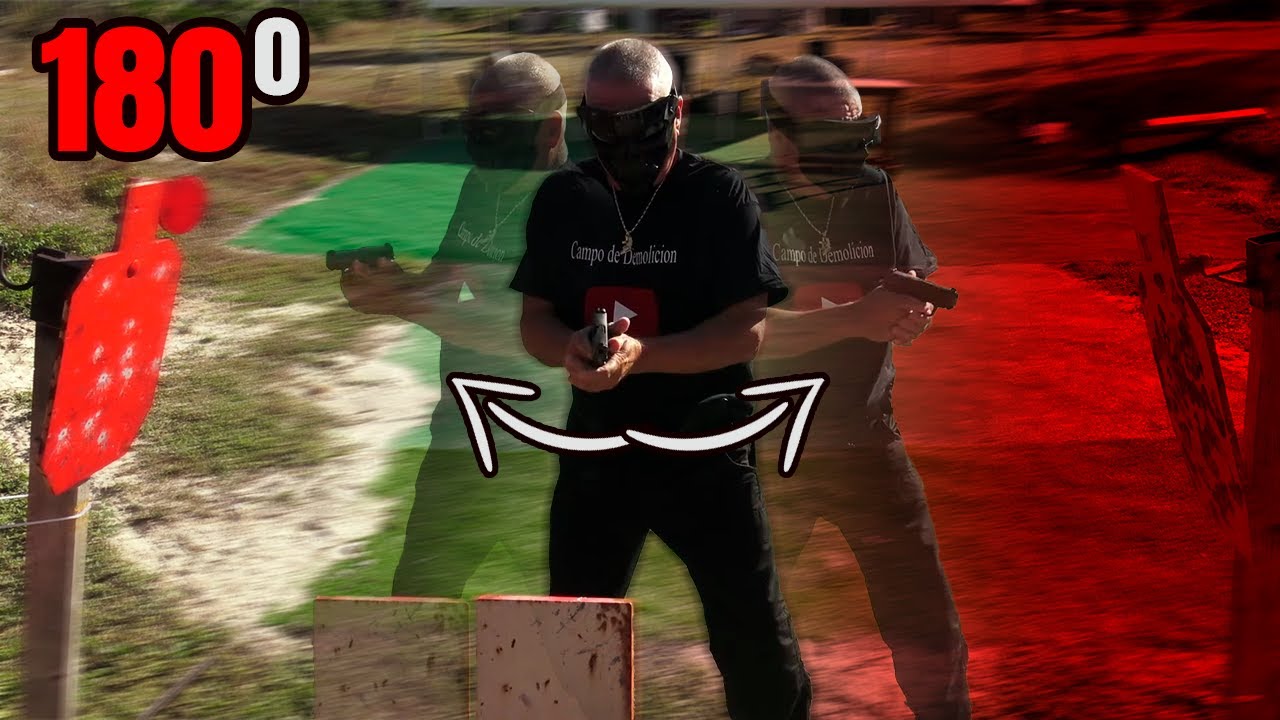 Entrenando a 180 grados...¡¡¡Aprende a DISPARAR como un PRO con esta ...