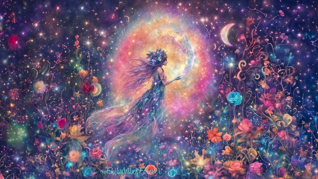 The Fairy Moon Magical Moonlight Fae Meditation Music Relaxation Sleep ...