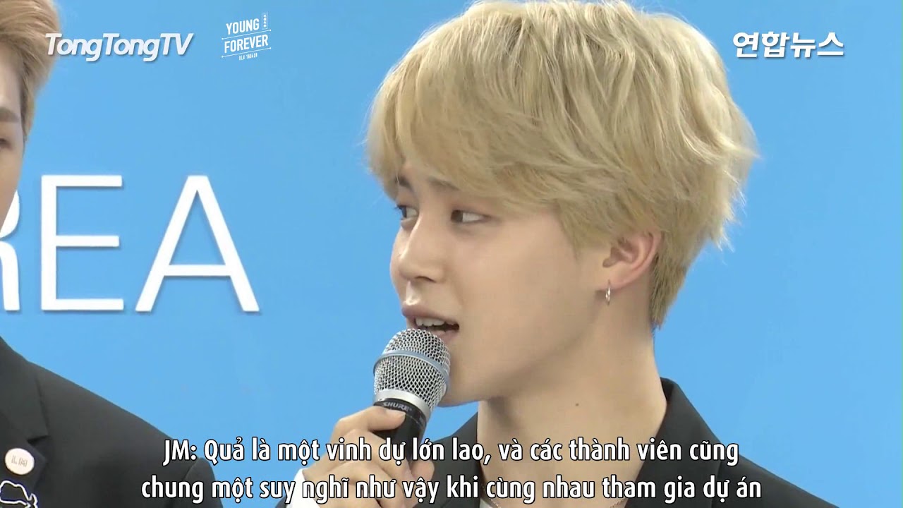 [VIETSUB] 171101 BTS - 'LOVE MYSELF' Campaign UNICEF Press Conference ...