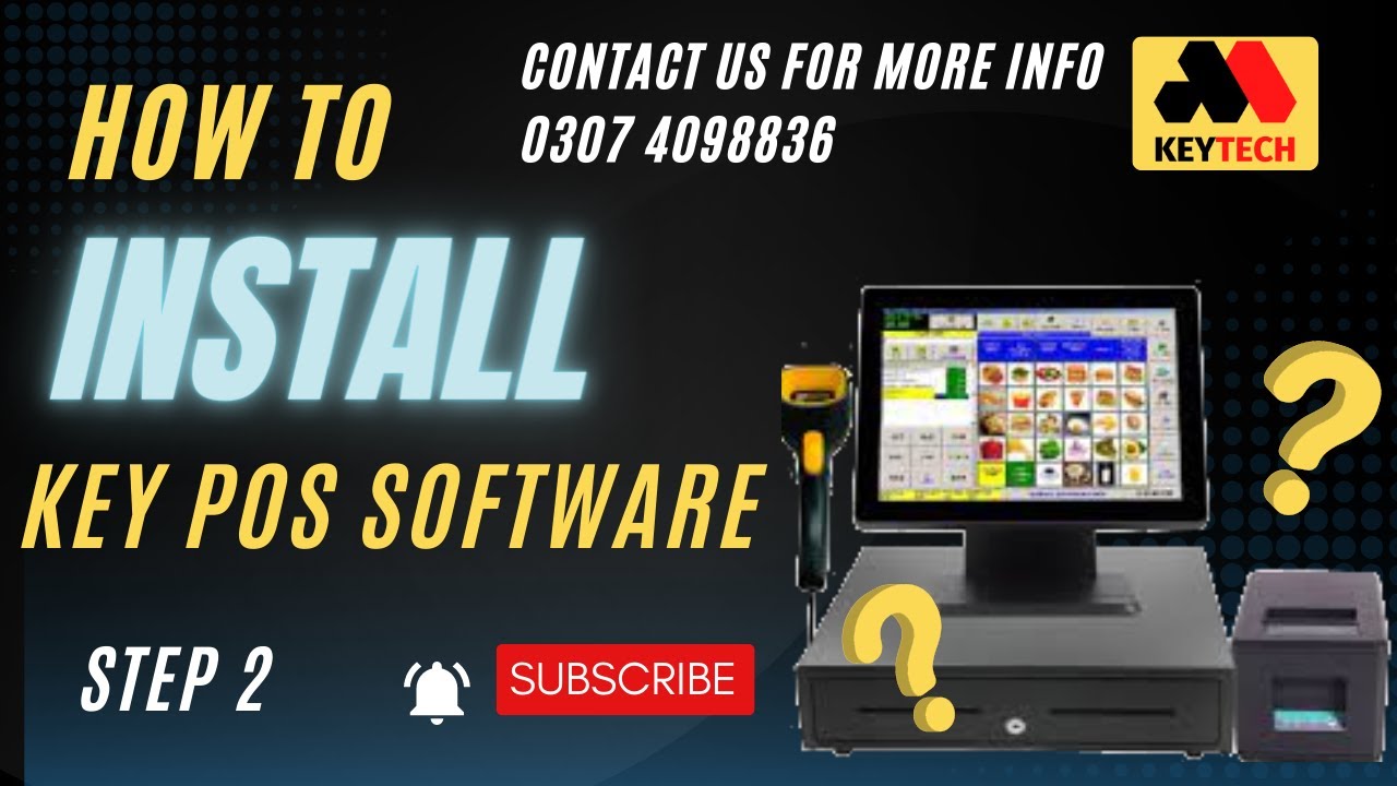 how to install POS redis Step 2 key point of sale software - YouTube