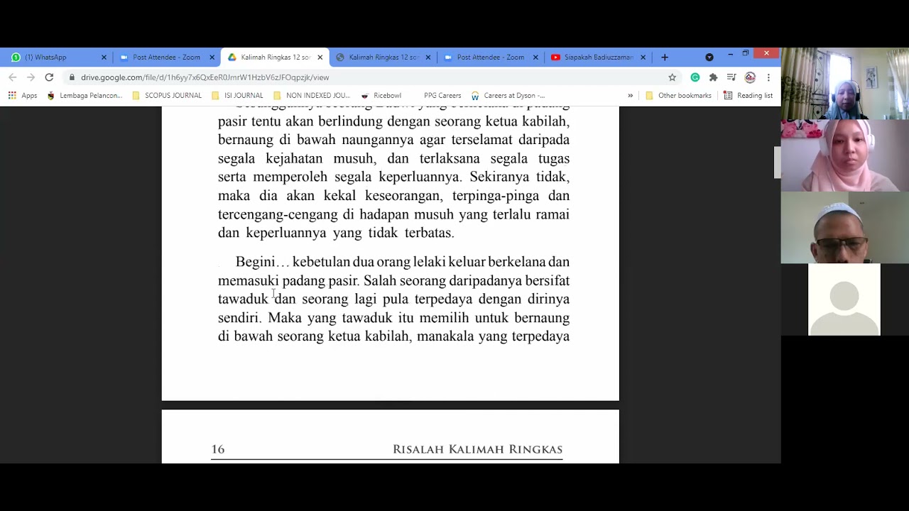 Kalimah Ringkas 1th & 2th kalimat - YouTube