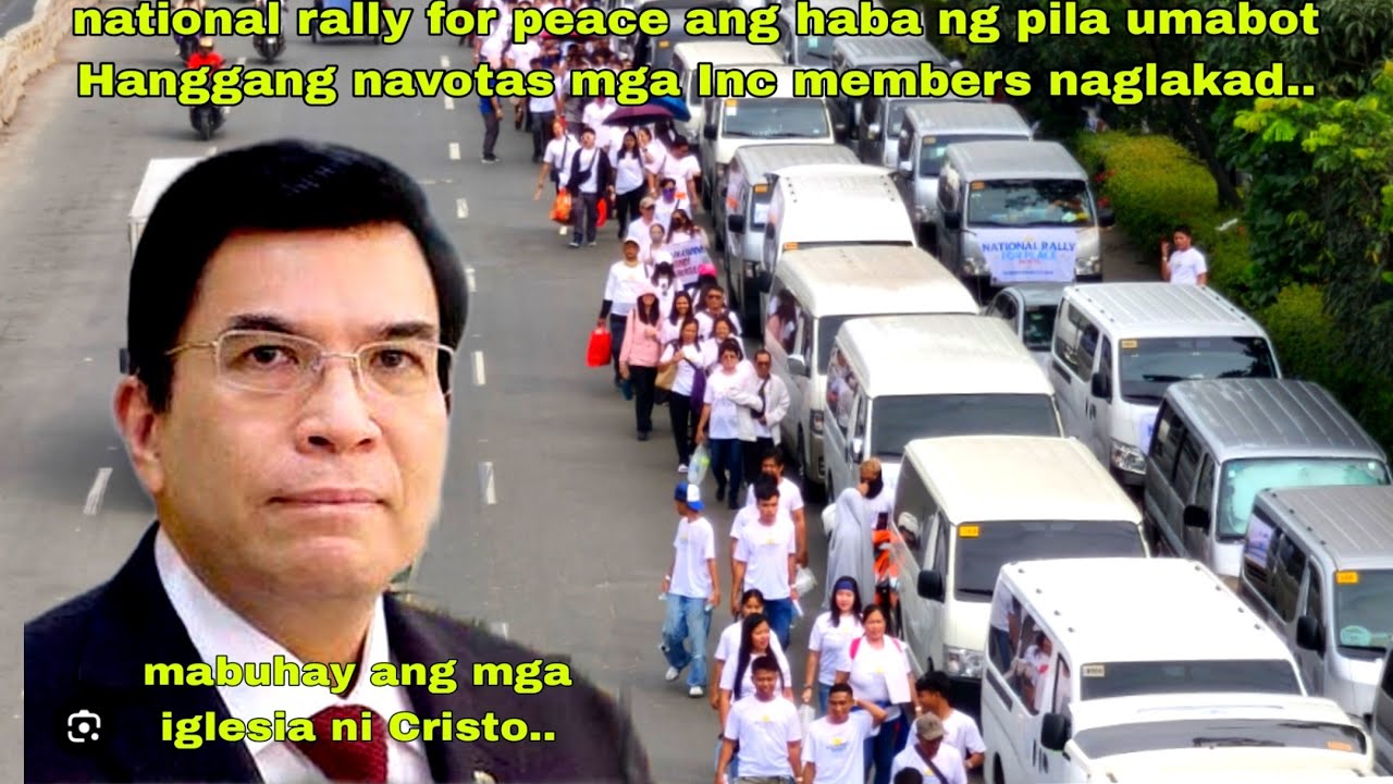 national rally for peace ng inc umabot ang pila Hanggang navotas mga ...