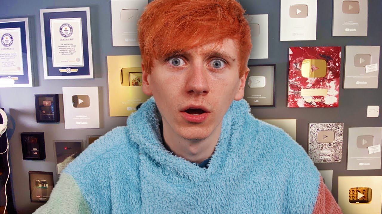 My Youtube Play Button Wall is FULL :( - YouTube