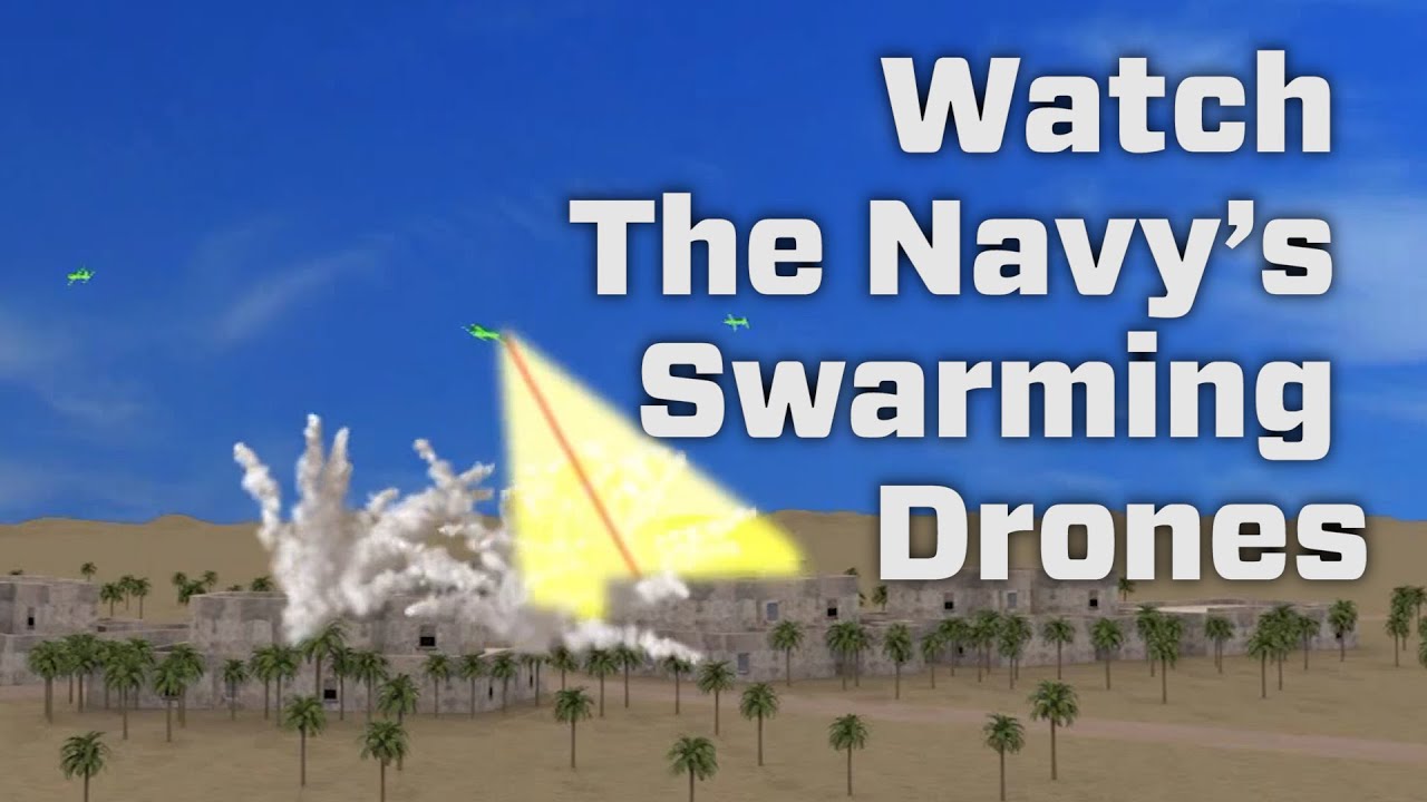 Watch The Navy’s Swarming Drones - YouTube