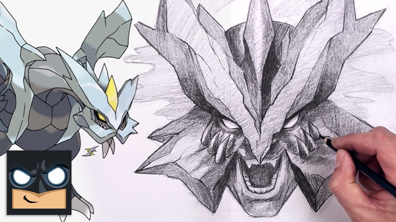 How to Draw Kyurem as Human - Pokemon Sketch Tutorial - YouTube