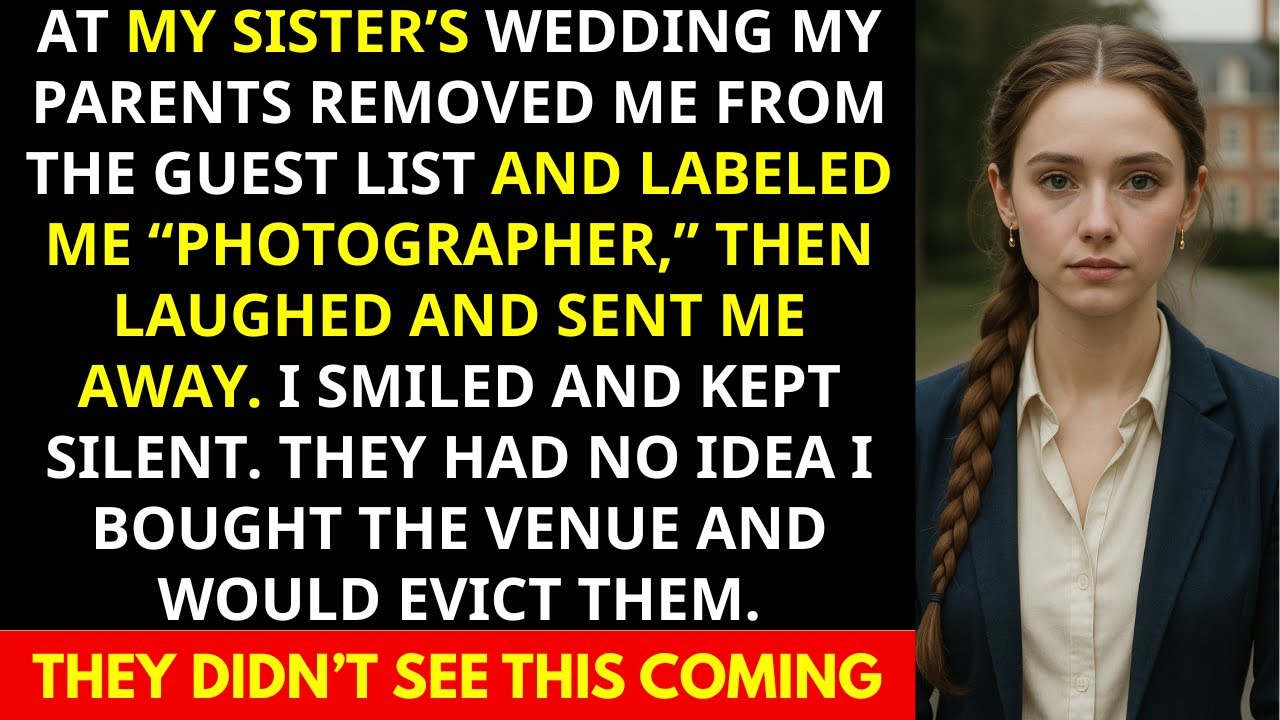 My Parents Removed Me From The Wedding And Called Me ‘Photographer’—So ...