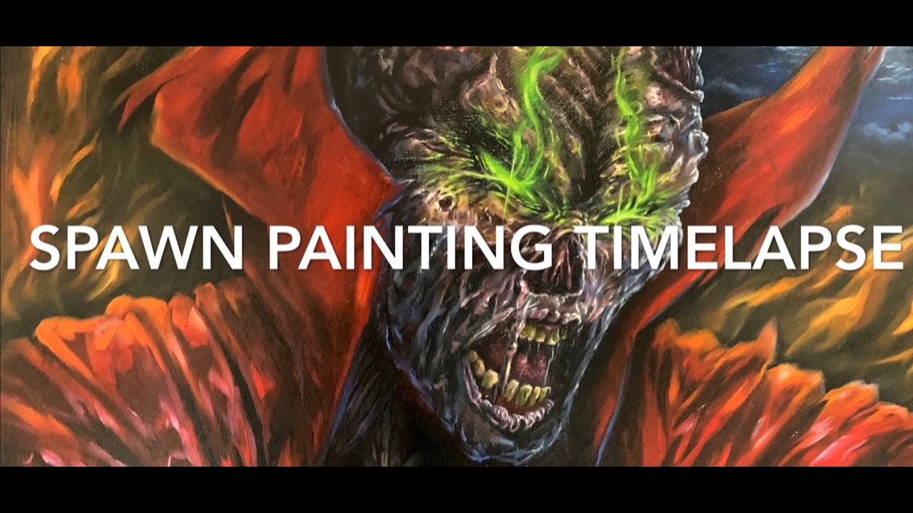 Spawn Painting By Juan Carlos Ruiz Jr - YouTube