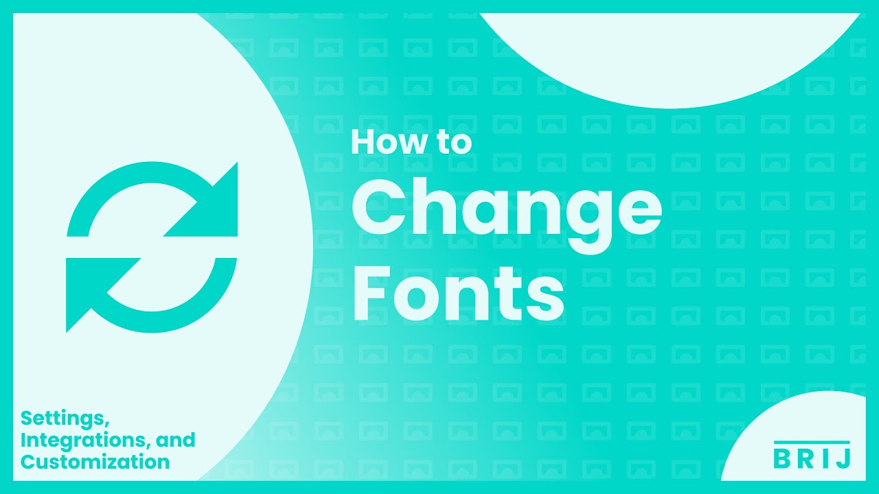 How to Change Fonts - YouTube