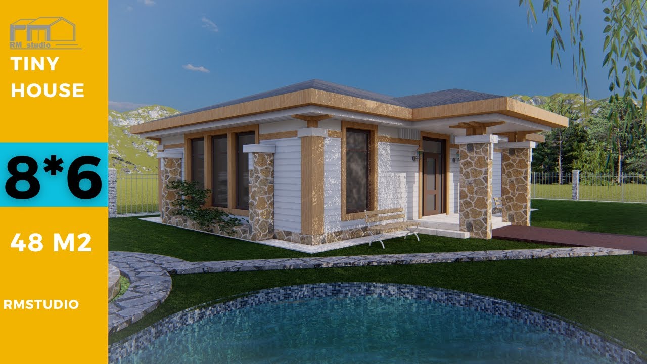 4 Tiny House in one villa complex - YouTube