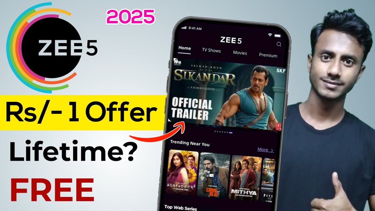 Zee5 free subscription | how to watch zee5 free | how to get zee5 ...