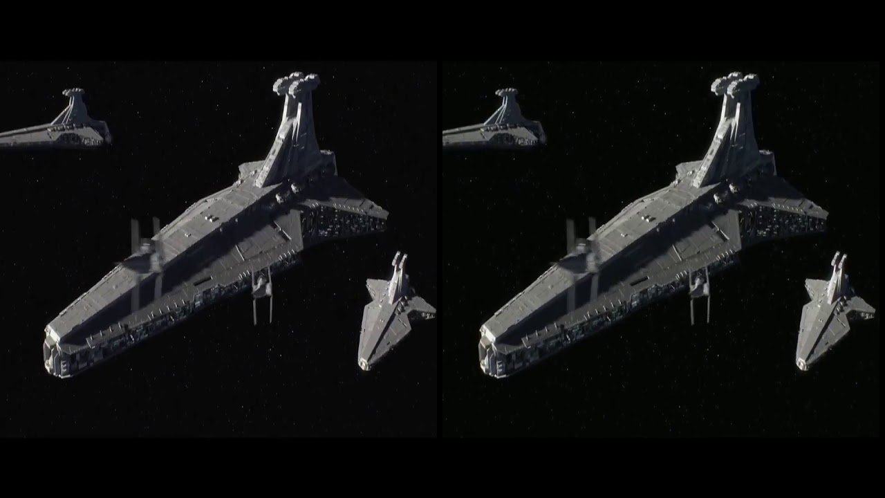 SBS VR STAR WARS 1-7 ~ SPACE SCENES (Virtual reality) - YouTube