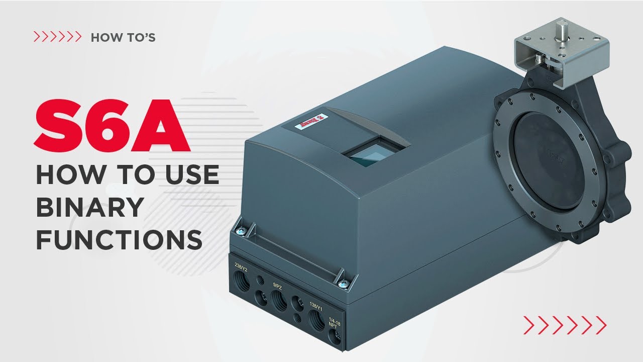 How To Use Binary Functions in Series 6A | Bray Positioners - YouTube