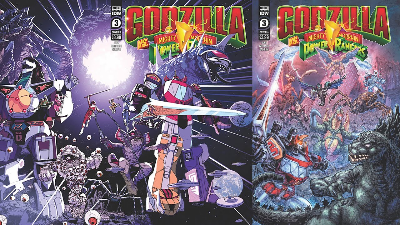 Godzilla vs. The Mighty Morphin Power Rangers #3 by BOOM! Studios & IDW ...