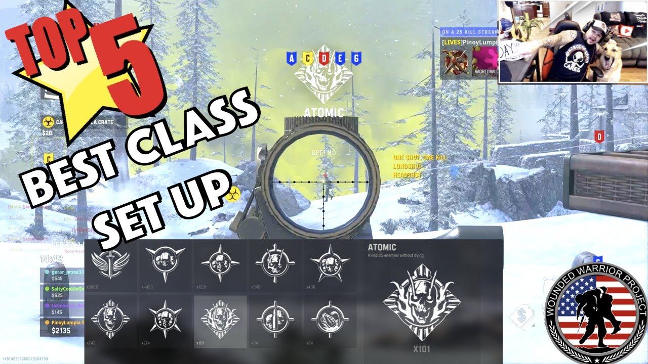 *TOP 5* Best Class Set Up for ARMS RACE for EASY ATOMIC/V2 Rocket on ...